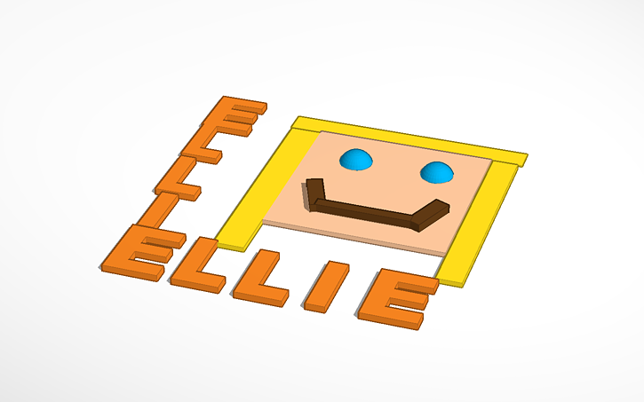 3D design Ellie - Tinkercad