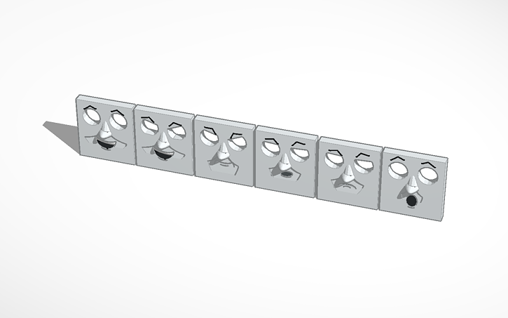 3D design Devious Diesel Faces - Tinkercad