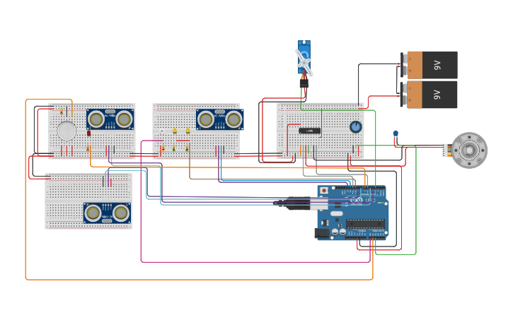 Circuit design MEC3027 Assignment - Tinkercad