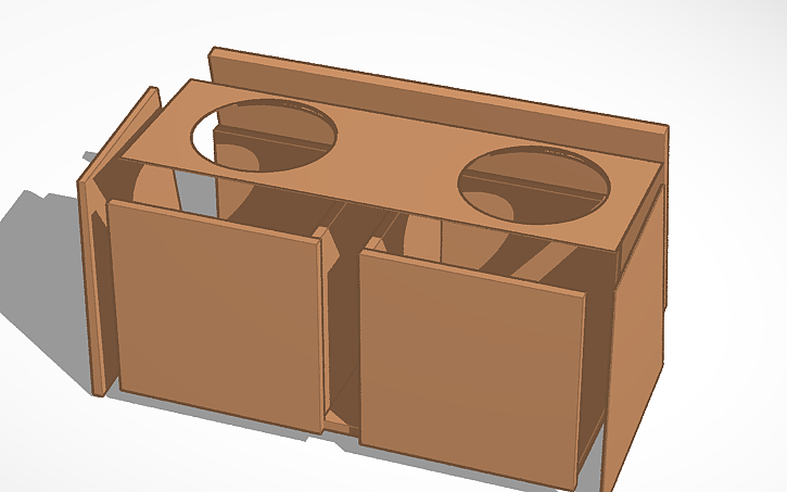 3D design Copy of Sub box design | Tinkercad