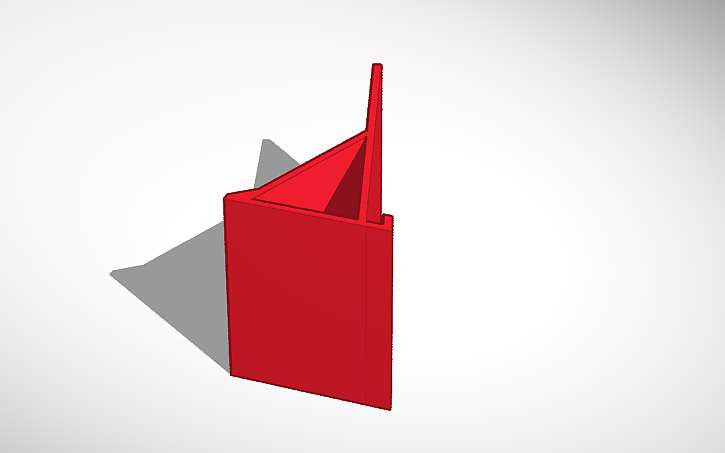 3D design Comic book stand - Tinkercad