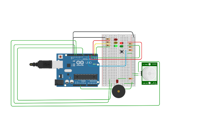 Circuit Design V4 Traffic Light With Pedestrian Crossing And Motion