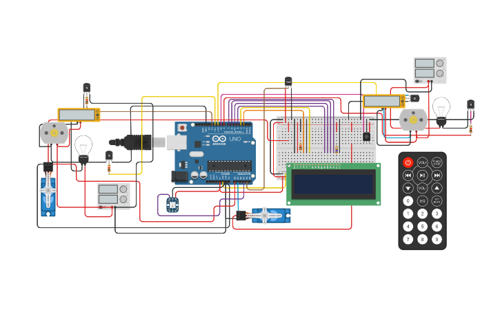 Circuit design AUTOMATION - Tinkercad