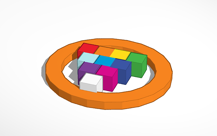 3D design The Ring Of Colors | Tinkercad