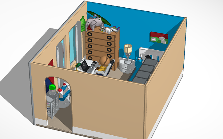 3D design My irl room | Tinkercad