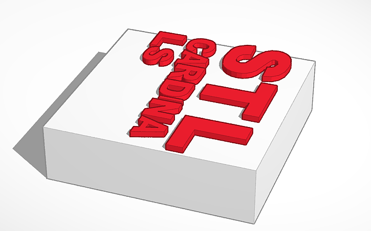 3D design Logo Design- Gavin M. Cartwright | Tinkercad