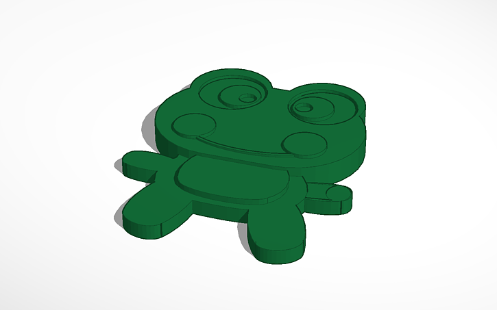 3D design Copy of Frog | Tinkercad