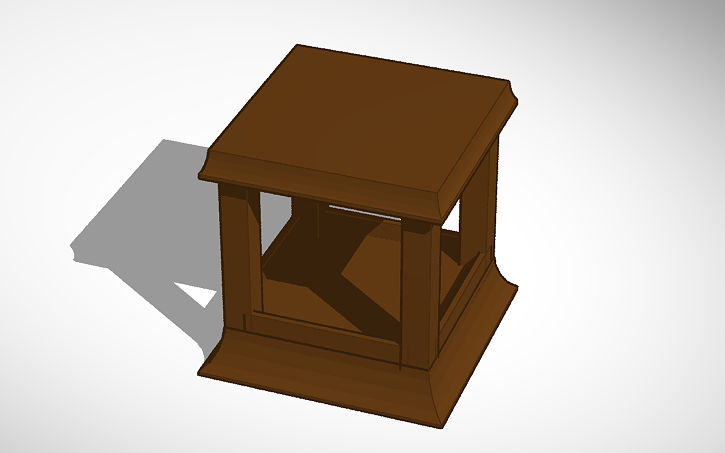3D design End Table - Tinkercad