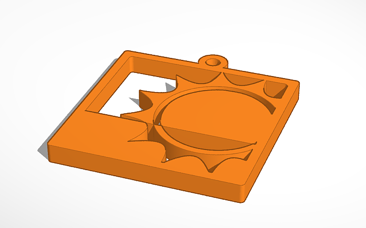 3D design SunRise Pendant | Tinkercad