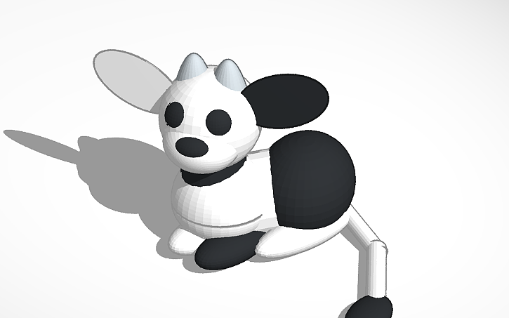 3D design CoW - Tinkercad