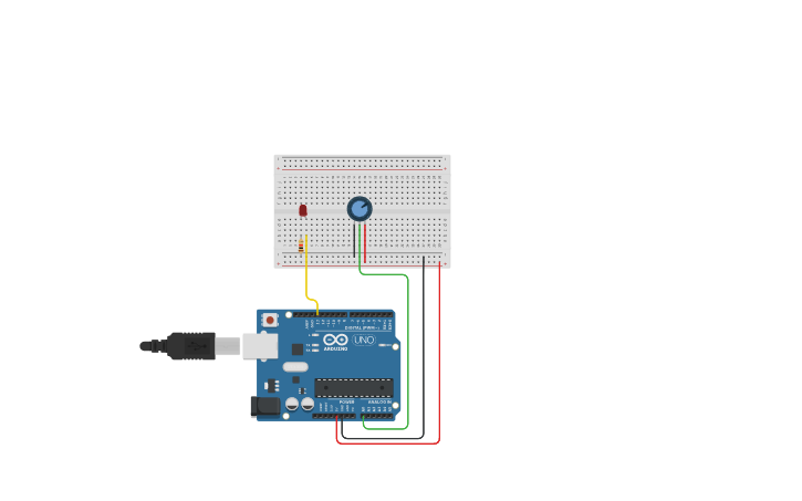 Circuit Design First Steps In Tinkercad Led And Potentiometer Tinkercad
