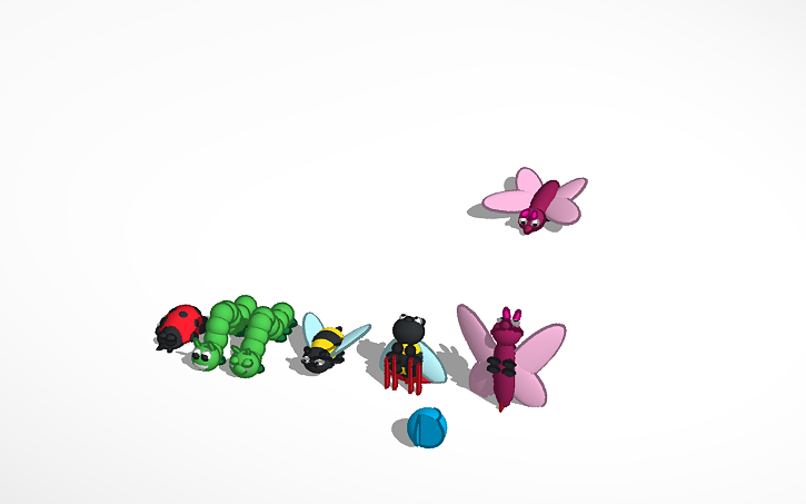 3D design Bugs 'n Insects - Tinkercad