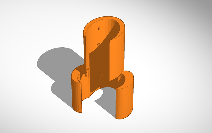 3D design finger splint - Tinkercad
