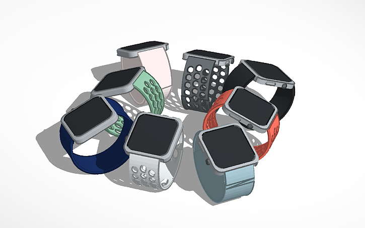 3D design Apple Watch - Tinkercad