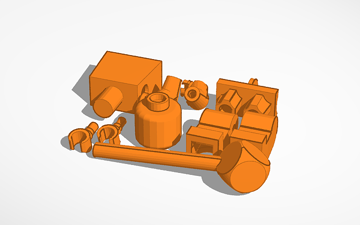 3D design Lego Figur 1234 - Tinkercad