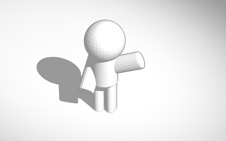 3D design Faceless stickman | Tinkercad
