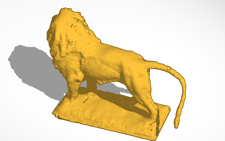 3D design Walking Lion | Tinkercad