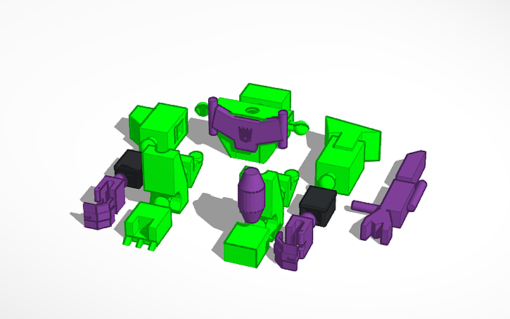 3D design Kreo Transformers G1 Devastator Upgrade Kit | Tinkercad