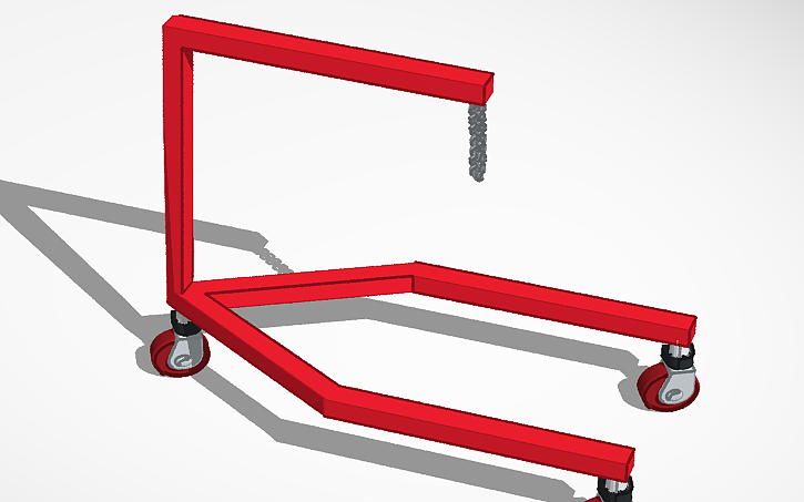 3D design engine hoist - Tinkercad