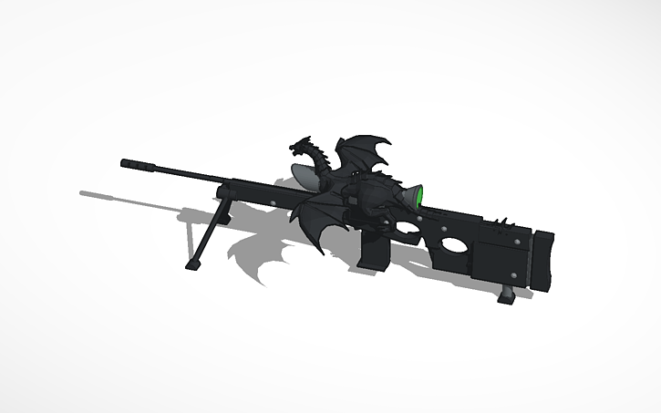 3D design Dragon Sniper - Tinkercad
