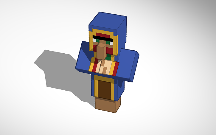 3D design Minecraft Wandering Trader - Tinkercad