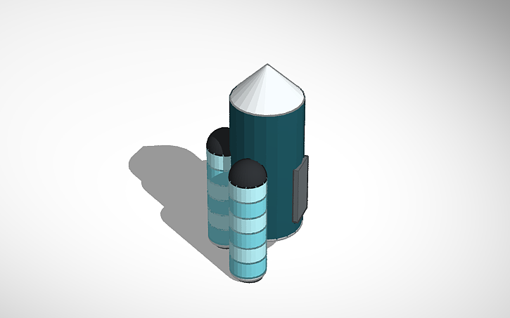 3D design Rocket - Tinkercad