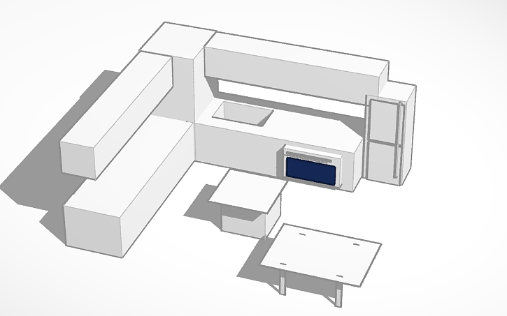 3D design Kitchen Project - Tinkercad