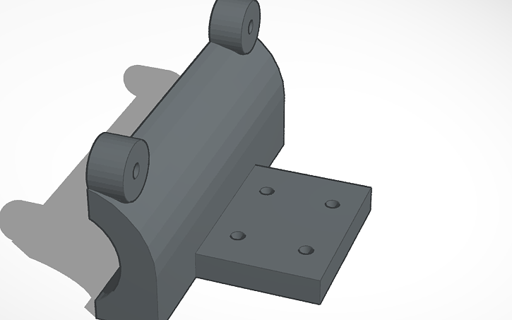 3D design Linear Bearing mount2 - Tinkercad