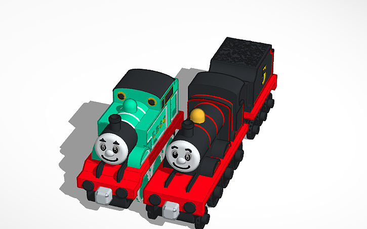 3D design Take "N" Play TAB Thomas and James - Tinkercad