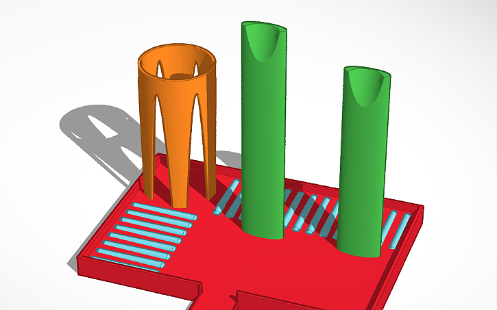 3D design Kitchen Sink Organiser - Tinkercad