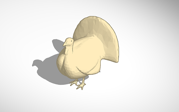 3D design turkey turkey - Tinkercad