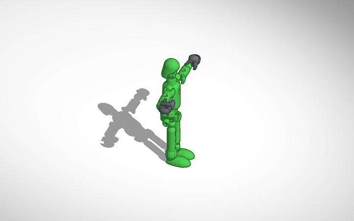 3D design The Grinch - Tinkercad