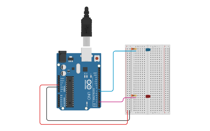 Circuit design AC - Delay() | Tinkercad