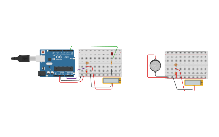 Circuit design Rube-Goldberg-Photoresistor-LED - Tinkercad