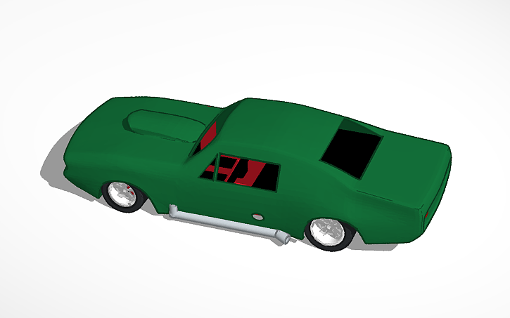 3D design Muscle cars - Tinkercad