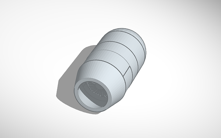 3D design Jet Engine - Tinkercad