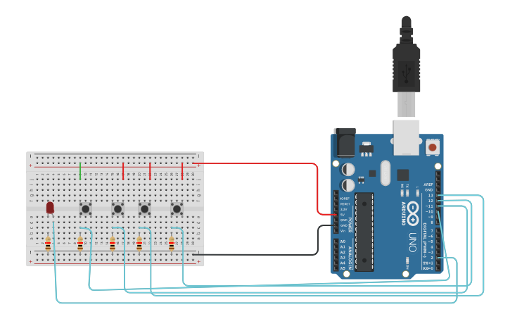 Circuit design LOGICA OR | Tinkercad