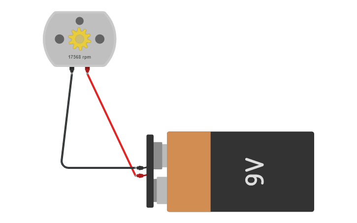 Circuit Design Động Cơ điện Tinkercad
