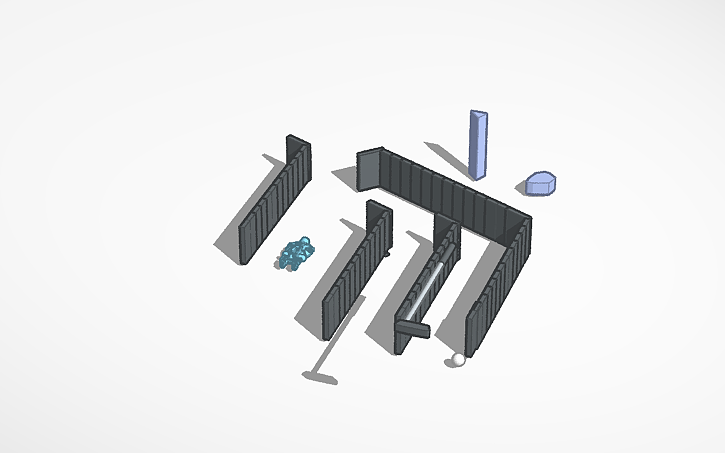3D design Copy of Mini Golf Challenge - Tinkercad