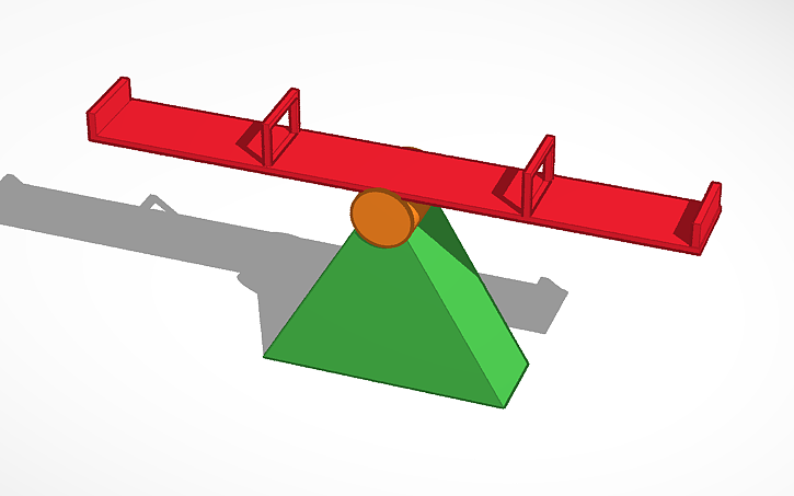 3D design Triangular seesaw (Teeter totter) With handlebars "archive ...