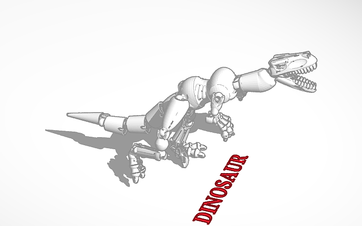 3D design dinosaur | Tinkercad