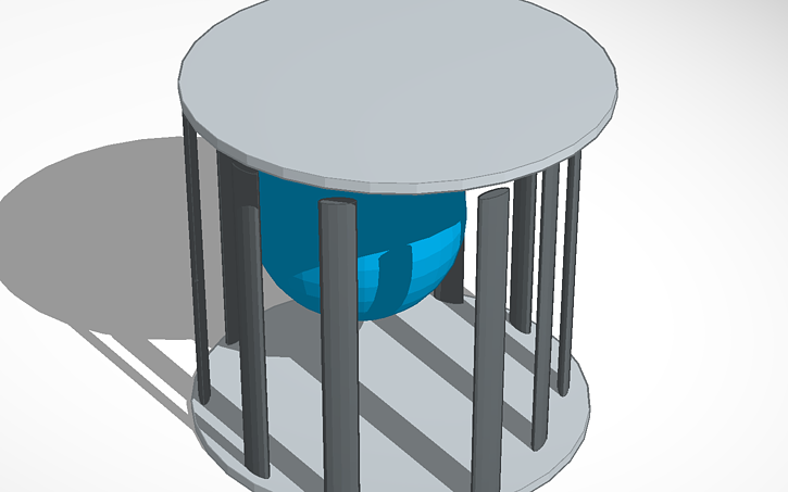 3D design Ball in cage - Tinkercad