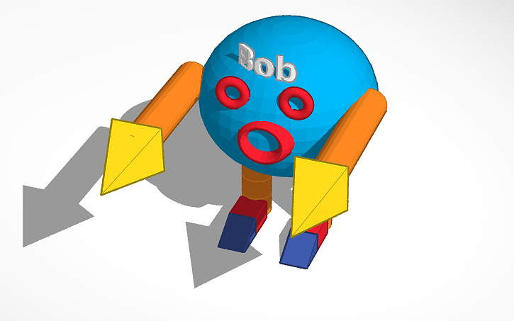 3D design Bob The Robot - Tinkercad