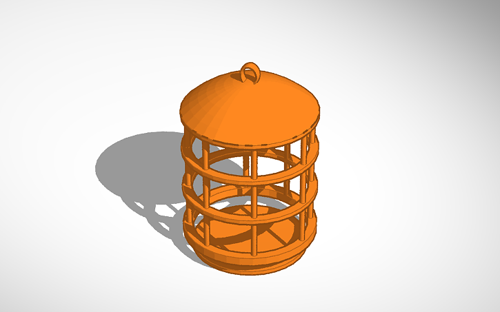 3D design Gibbet; Cage - Tinkercad