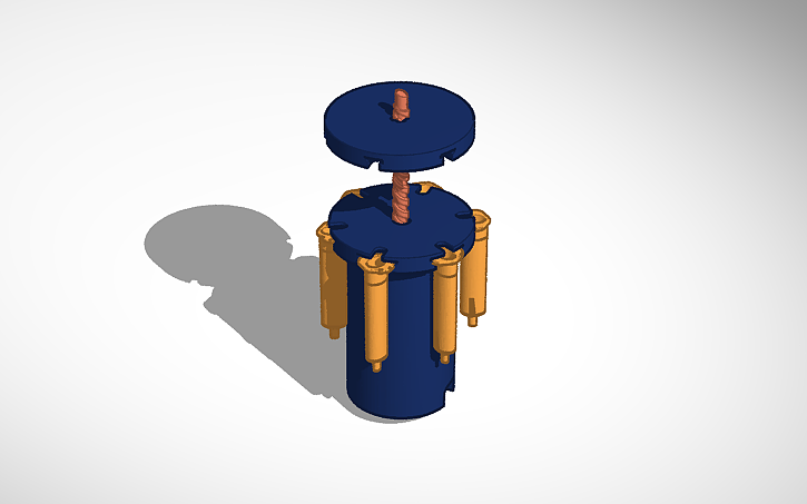 3D design Nader- syringe pump - Tinkercad