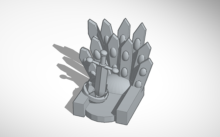 3D design Unique King Chess Piece | Tinkercad