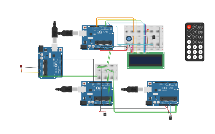 Circuit design Copy of Half Complete i2c | Tinkercad