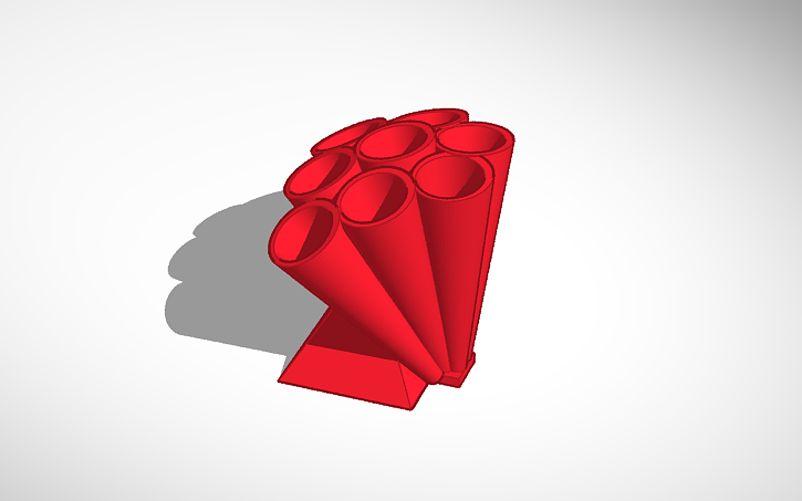 3D design Pen Holder | Tinkercad