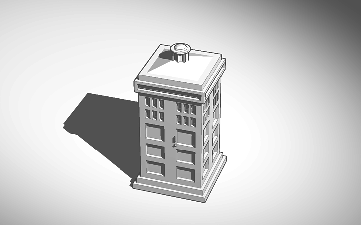 3D design Tardis (Kalle) | Tinkercad