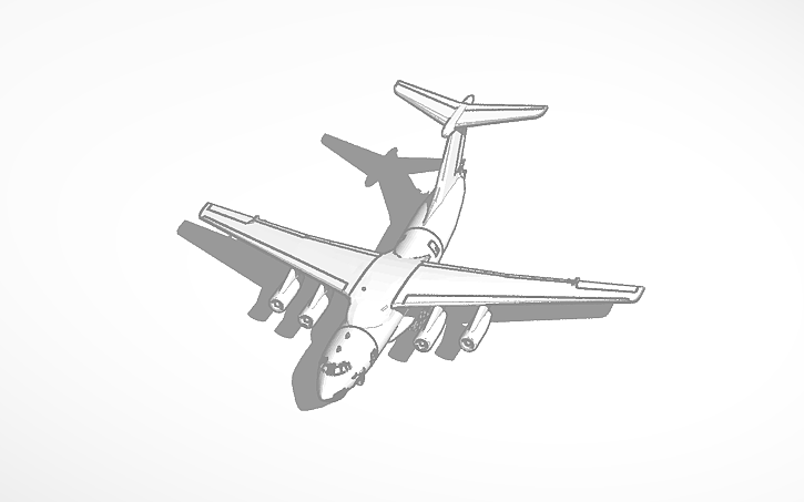 3D design Ilyushin IL-76MD "Candid" 🇷🇺 - Tinkercad